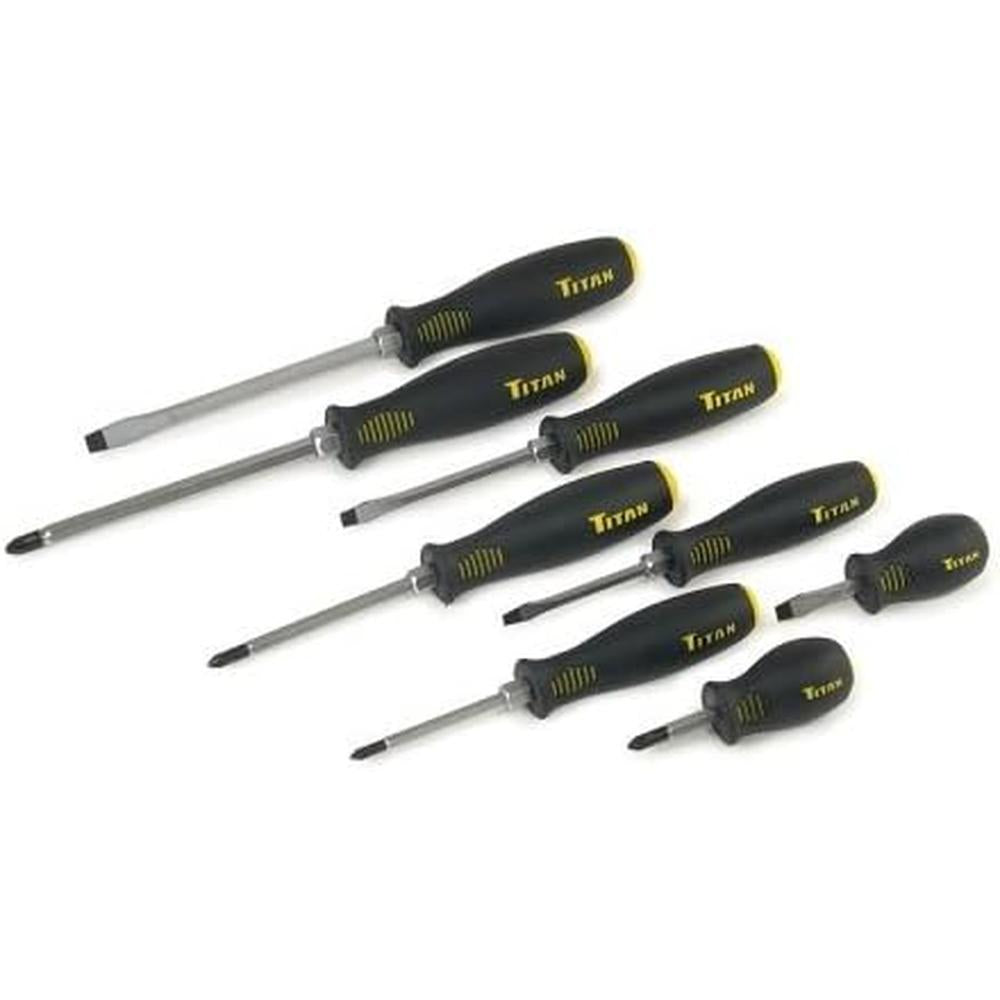 Titan Tools 17208 8 Pc. Screwdriver Set