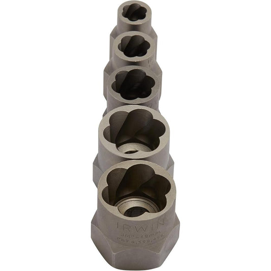 IRWIN Bolt Extractor Set, 5-Piece (394002)
