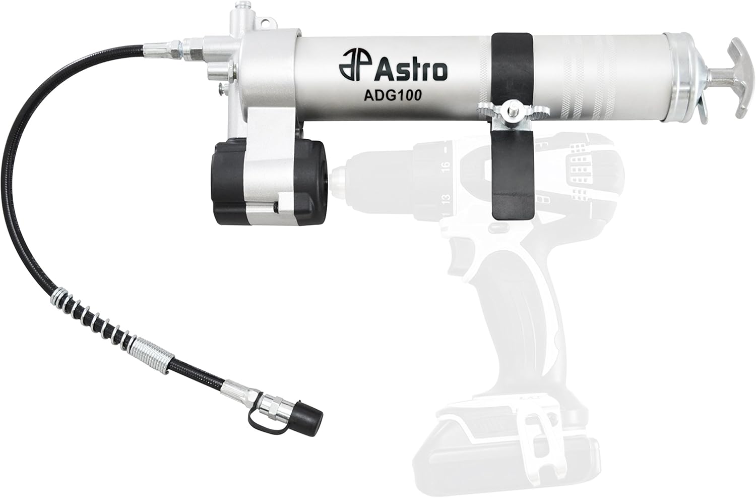 Astro Pneumatic ADG100 Grease Gun Drill Adapter