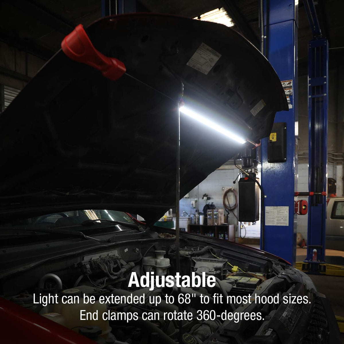 Sunex Tools REDLUH Underhood Light, Rechargeable, 1000 Lumens, Extenda