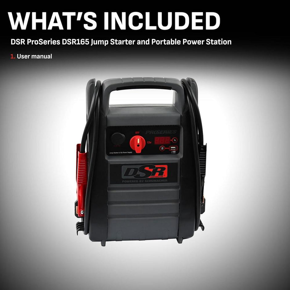 Schumacher DSR114 DSR Pro Series 12V DOE Jump Starter