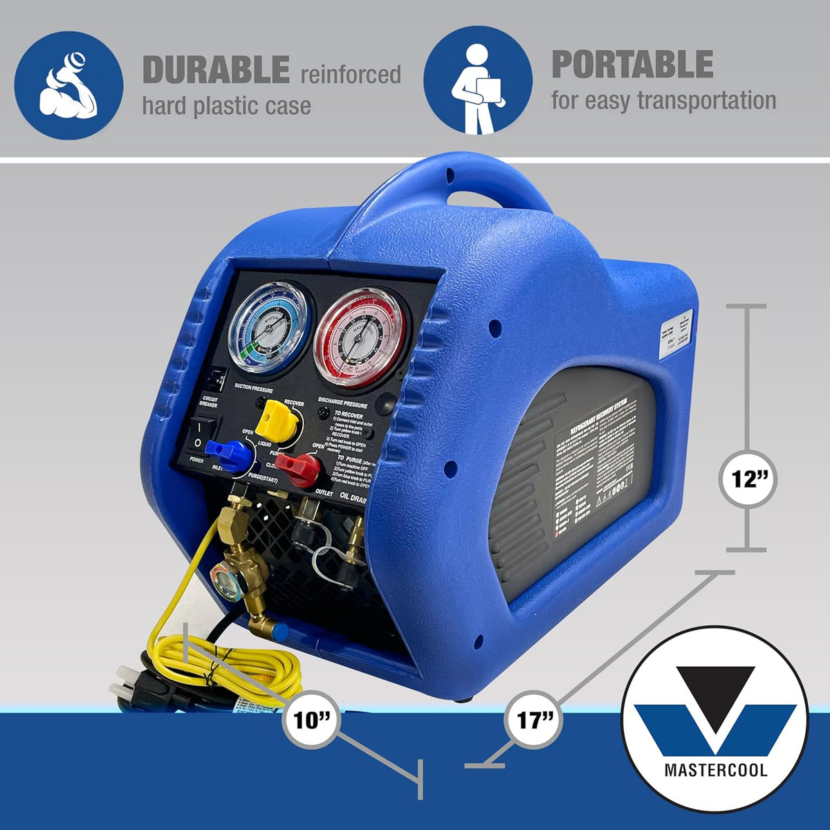 Mastercool 69100 Complete Air Conditioner Recovery System
