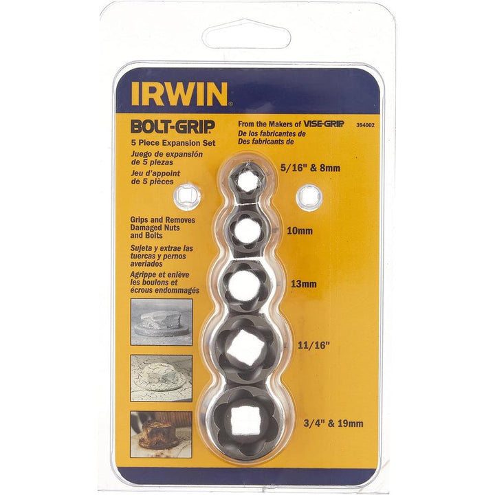 IRWIN Bolt Extractor Set, 5-Piece (394002)