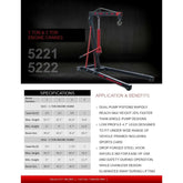 Sunex Tools 5222 2-Ton Folding Engine Crane with Dual Pump Pistons