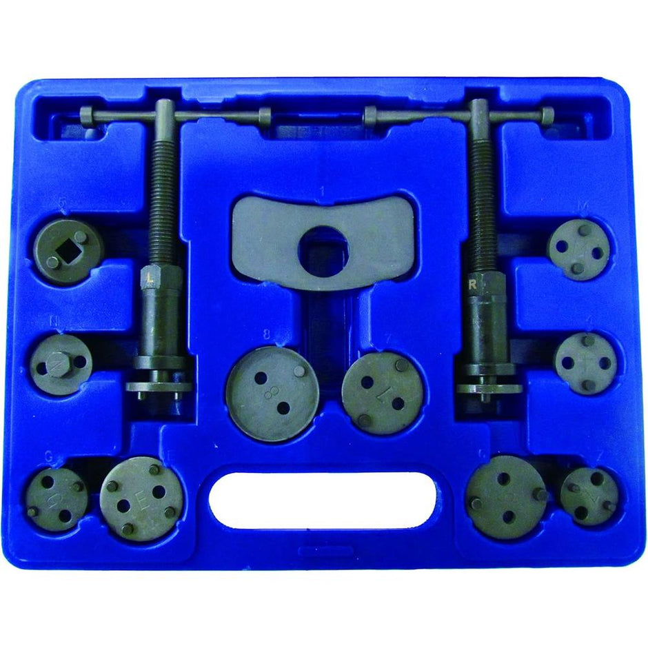 Astro Pneumatic Tool 78618 Brake Caliper Wind Back Tool Set - 18 piece