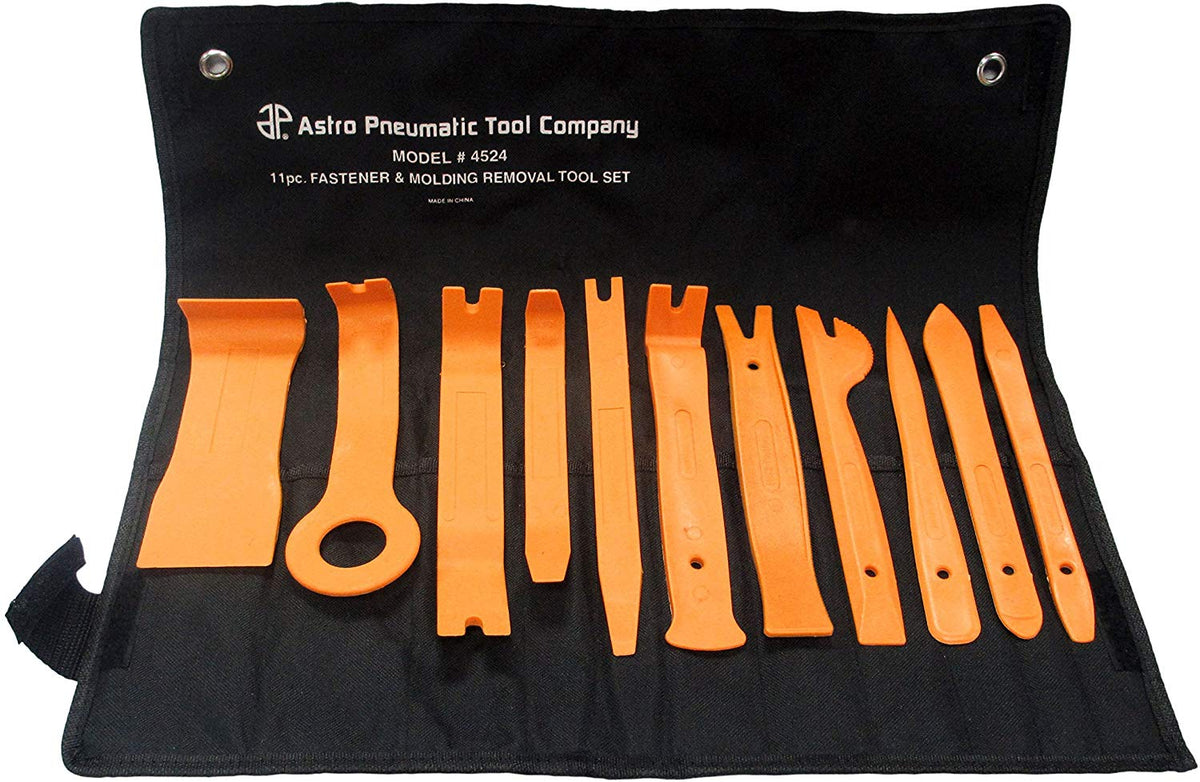 Astro Pneumatic 4524 Auto Fastener and Molding Removal Tool Set. 11-Pi