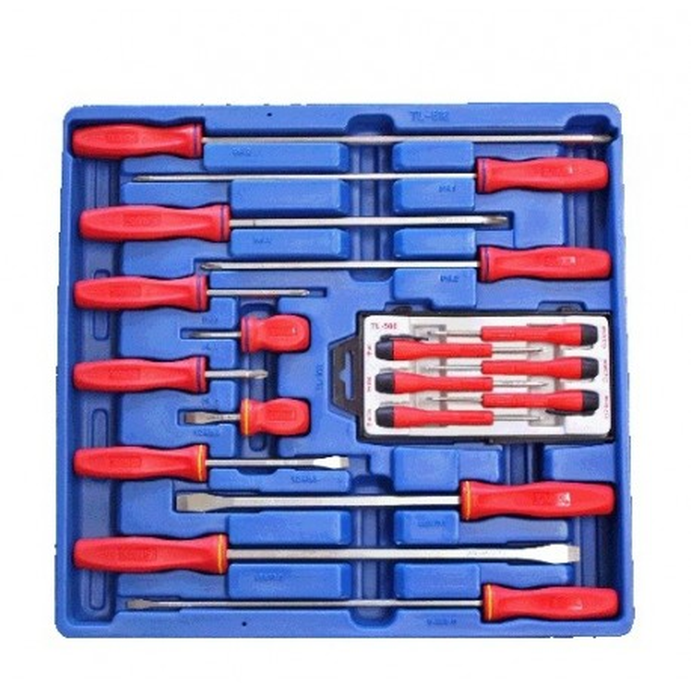 Genius Tools GNSTL518 18Pc Combination Screwdriver Set